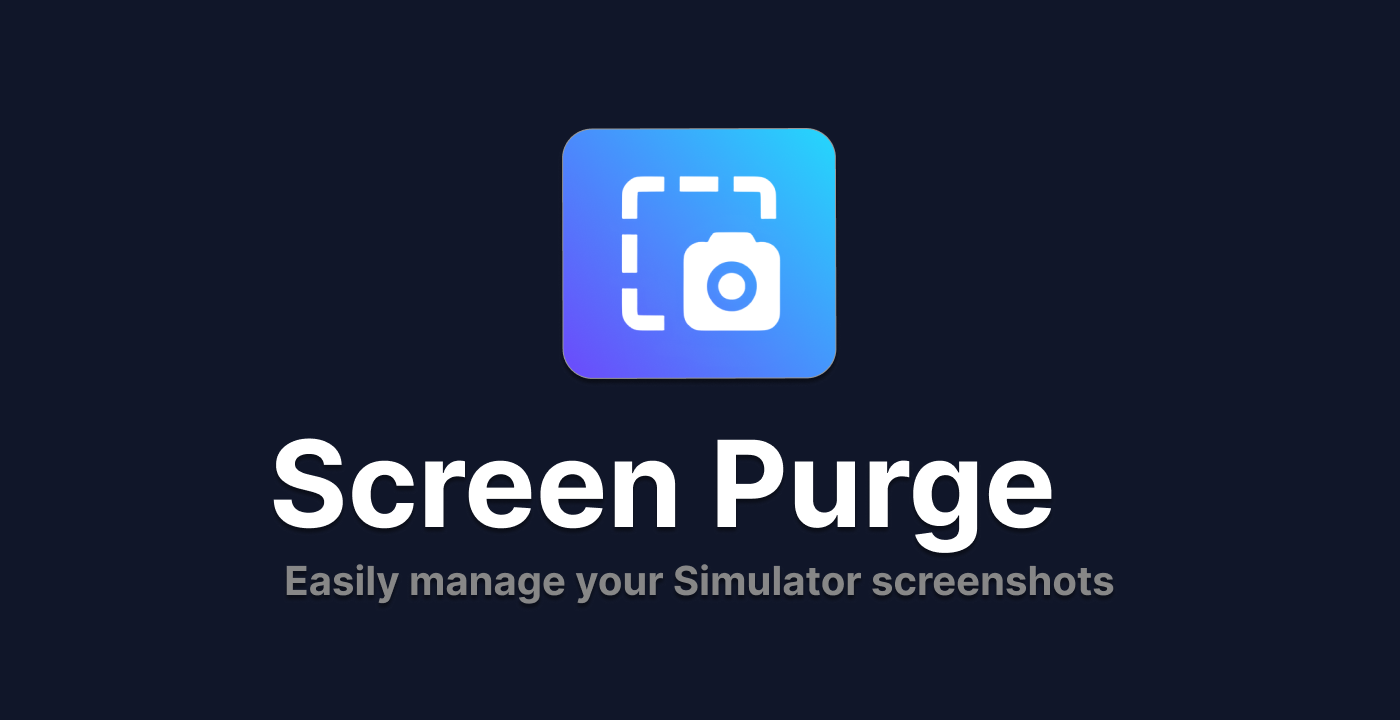 Manage Simulator Screenshots with Screen Purge