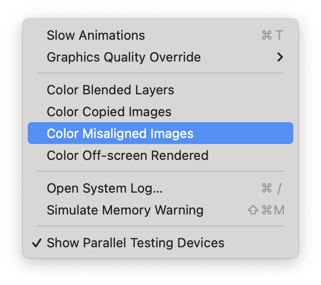 Understanding Misaligned Images In The Ios Simulator 